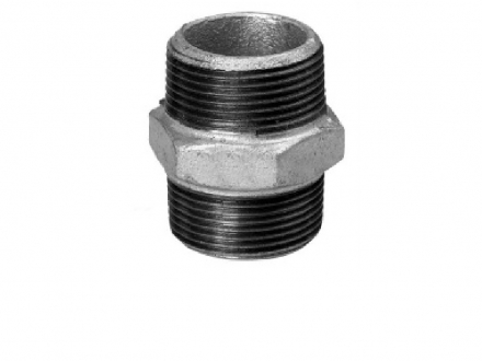 Dubbele nippel verzinkt bu.bu | Reefhors